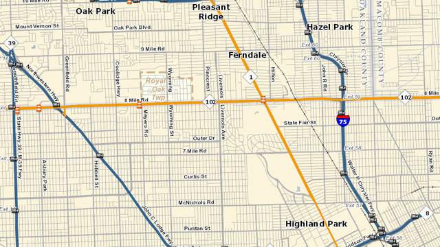 Construction planned on 8 Mile Road between Southfield Freeway and ...