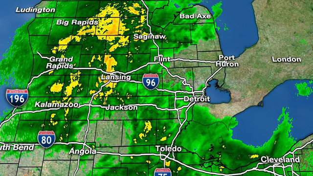 LIVE RADAR: Rain heads into Metro Detroit
