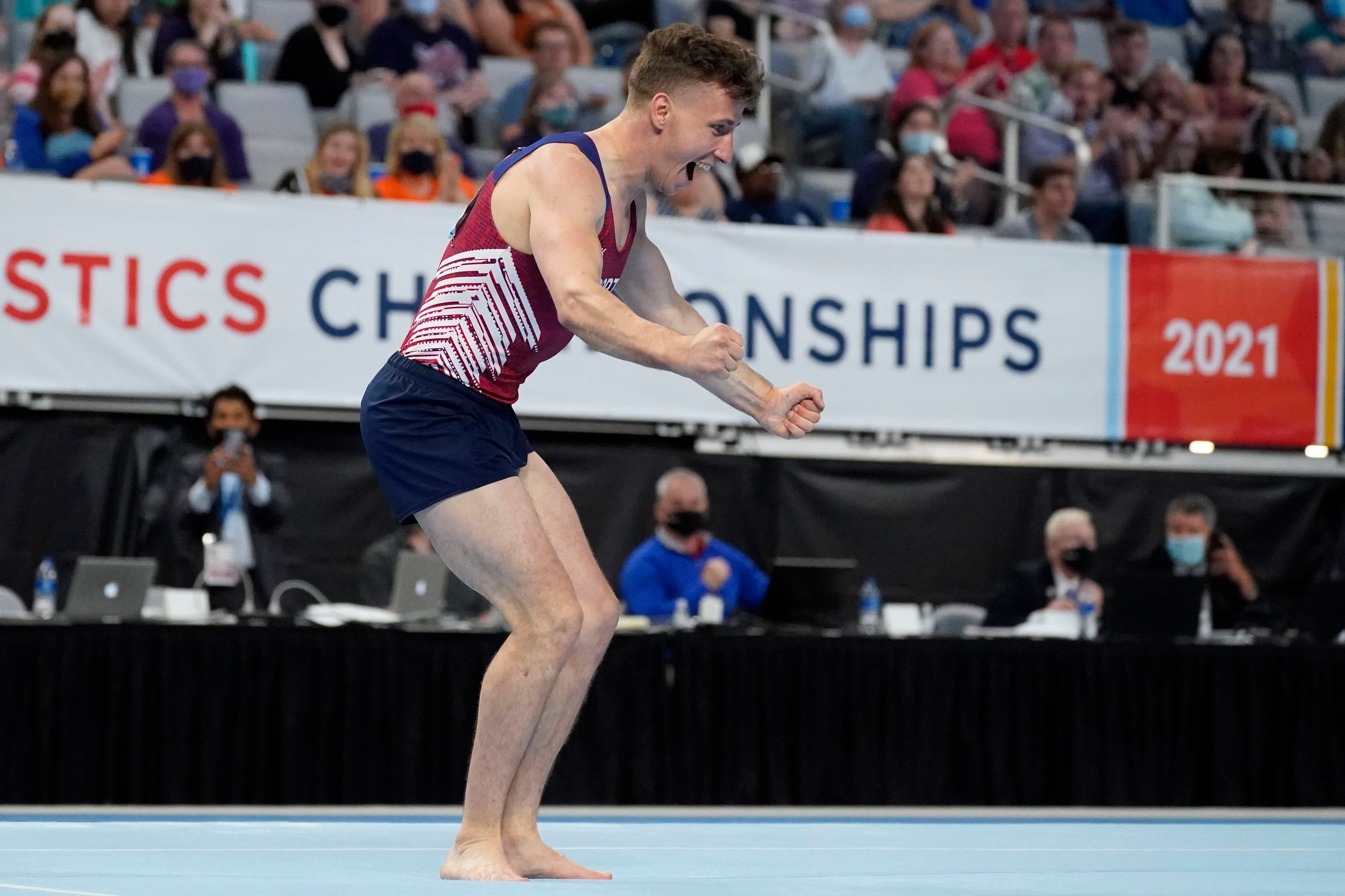 Mens Floor Exercise Gymnastics