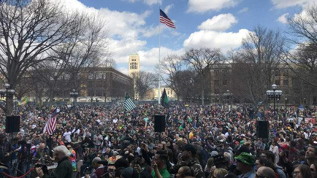 48th annual Hash Bash celebrates victory of legalization in Ann Arbor