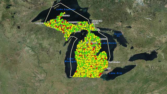 New interactive map gives up-to-date conditions on Michigan bridges
